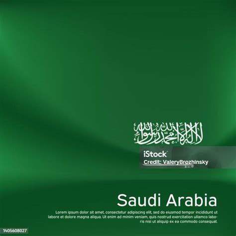 사우디 아라비아 국기 배경 사우디 아라비아 국기의 색상에 흐린 패턴 비즈니스 소책자 국가 배너 포스터 국가 애국 덮개 전단지 벡터 템플릿 디자인 사우디 아라비아에 대한 스톡
