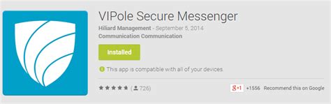 Vipole Secure Messenger Android App Review Tapscape