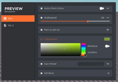 github ro0ti roblox scripting ui a collection of ui kits built around programmatically