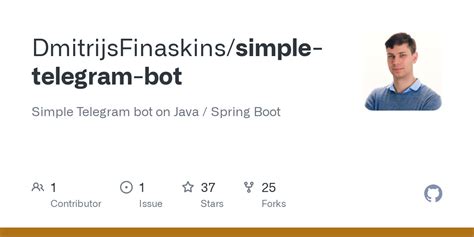 simple telegram bot src main java io proj3ct springdemobot config