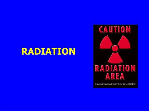 PPT RADIATION PowerPoint Presentation Free Download ID