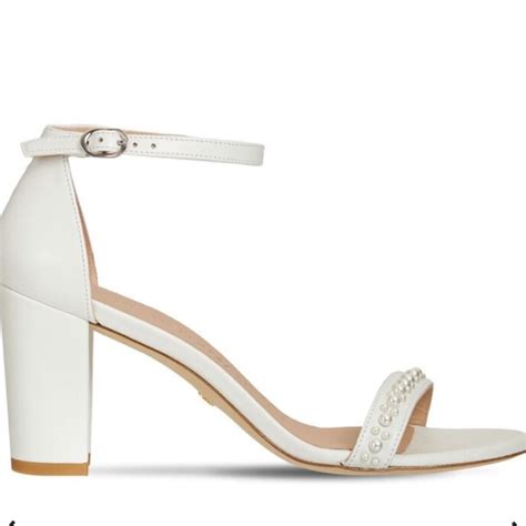 Stuart Weitzman Shoes Stuart Weizman Nearly Nude Sandal In White