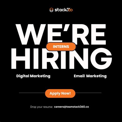 𝐖𝐞𝐫𝐞 𝐥𝐨𝐨𝐤𝐢𝐧𝐠 𝐟𝐨𝐫 𝐈𝐧𝐭𝐞𝐫𝐧𝐬 𝐭𝐨 𝐣𝐨𝐢𝐧 𝐨𝐮𝐫 𝐭𝐞𝐚𝐦 Stack360