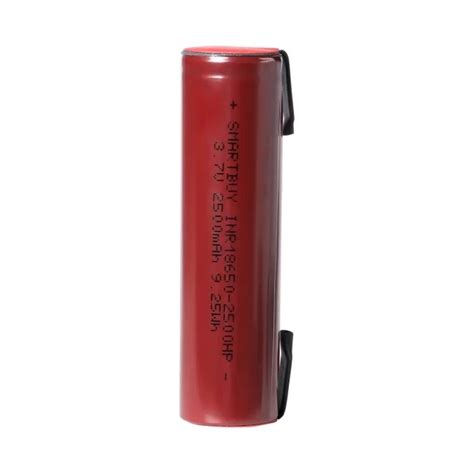 Аккумулятор Smartbuy высокотоковый с выводами li18650-2500 mah (100/400 ...