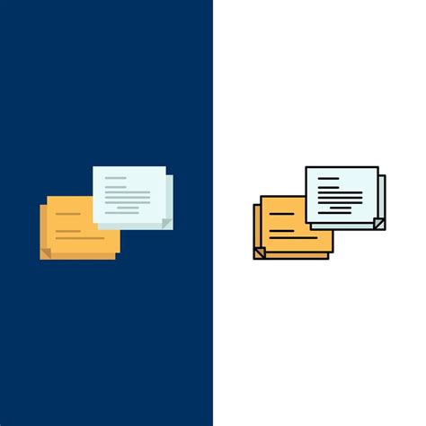 Chat Bubble Message Popup Icons Flat And Line Filled Icon Set Vector Blue Background 19101343