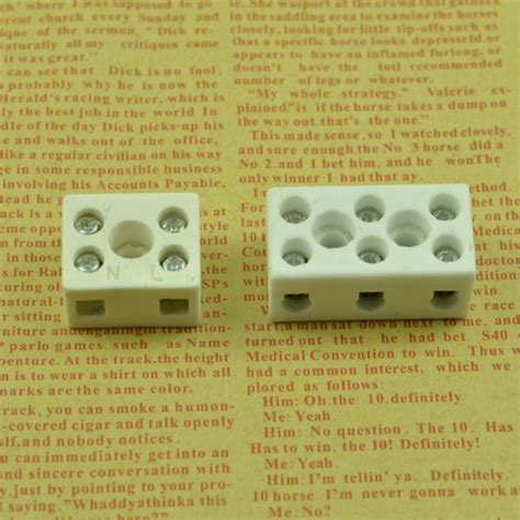 세라믹 커넥터 와이어 더블 와이어 커넥터 3 줄 배선 세라믹 연결 터미널 Diy 조명 액세서리lighting Accessorieslighting