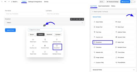 Dropdown Field In Fluent Forms Fluent Forms