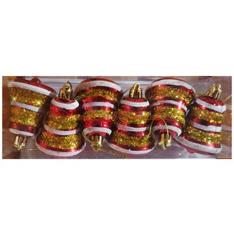 საახალწლო დეკორაცია ზარი Mh 26536 6ც