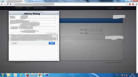 Javascript Show Loader Div On Jquery Dialog Instead Of Html Stack