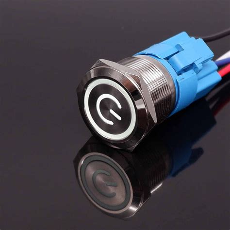 22mm Metal Button Switch Led Light Waterproof Illu Vicedeal
