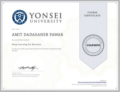Amit Pawar On Linkedin Deeplearning Machinelearning Ai Business Coursera Lifelonglearning