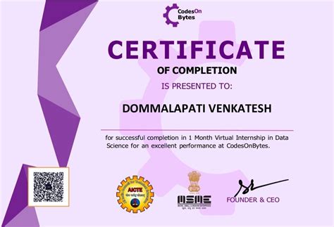 Venkatesh Dommalapati On Linkedin Internship Datascience Dataanalytics