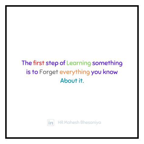 Bhesaniya Mahesh On Linkedin Learning Openmindedness Growthmindset Education