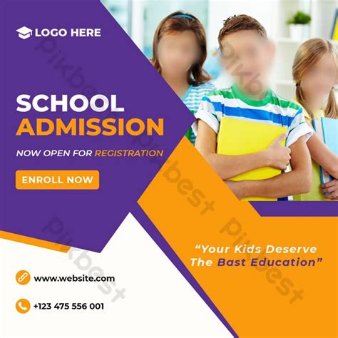 교육 소셜 미디어 게시물 템플릿 Png Psd 무료 다운로드 Pikbest
