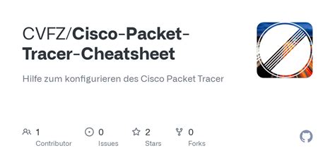 Github Cvfzcisco Packet Tracer Cheatsheet Hilfe Zum Konfigurieren Des Cisco Packet Tracer