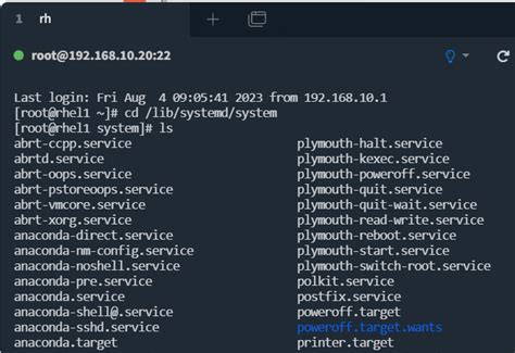 Linux服务相关指令systemctl和service ShineLe 博客园