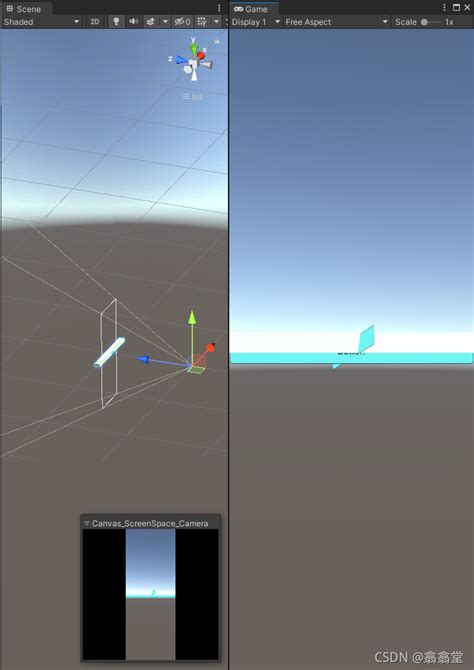 Unity快速入门之一 3d基础概念、camera、canvas Rendermode的几种方式对比screen Space Camera Csdn博客