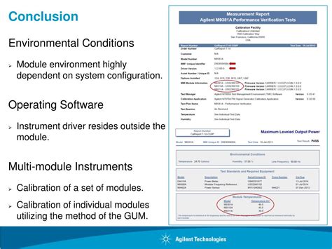 Ppt Calibration And Specification Considerations When Using Modular Instrumentation Powerpoint