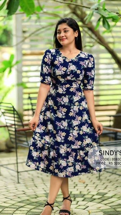 ලස්සන ගවුම් මෝස්තර ටිකක් 💙♥️ Youtube