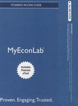 Myeconlab With Pearson Etext Student Access Code Card Pearson Amazon Books