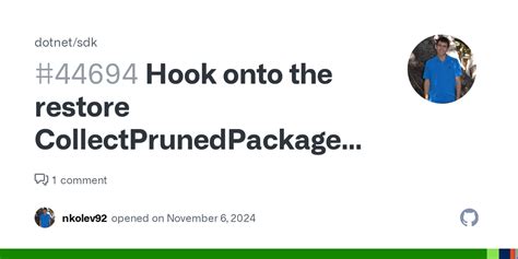 Hook Onto The Restore Collectprunedpackagereferences Target And Provide