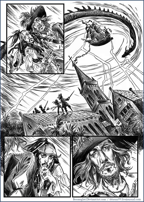 Картинки «Пираты Карибского моря Комикс в процессе 66sean99 — Livejournal