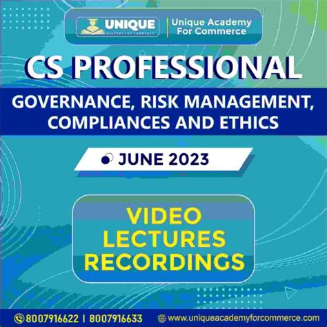 CS Professional Online Classes All Subjects Unique Academy For Commerce