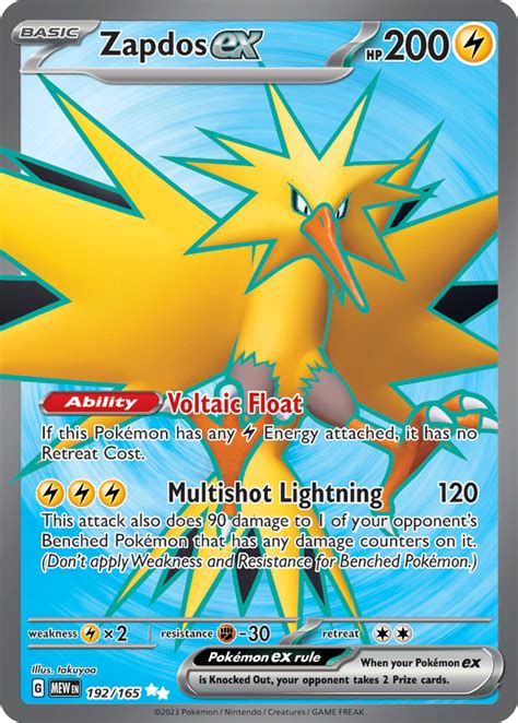 Zapdos Ex Pokémon Tcg Stacked