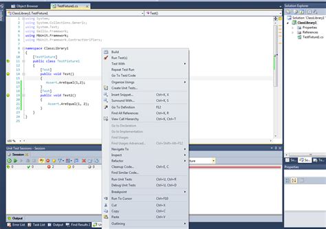 C Running Mbunit Tests Within Visual Studio 2010 Resharper 6