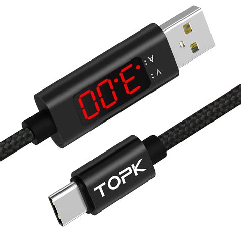 USB Type C Cable Voltage And Current Display