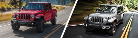 Jeep Wrangler Vs Jeep Gladiator Spitzer Jeep Ram Brook Park