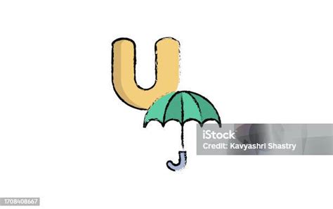 알파벳 시리즈 U 손으로 그린 벡터 그림 0명에 대한 스톡 벡터 아트 및 기타 이미지 0명 교육 만화 Istock
