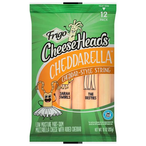Frigo Cheeseheads Cheddarella String Cheese Shop Cheese At H E B