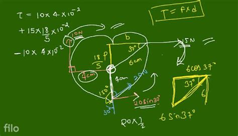 Calculate The Total Torque Acting On The Body Shown In The Figure About T