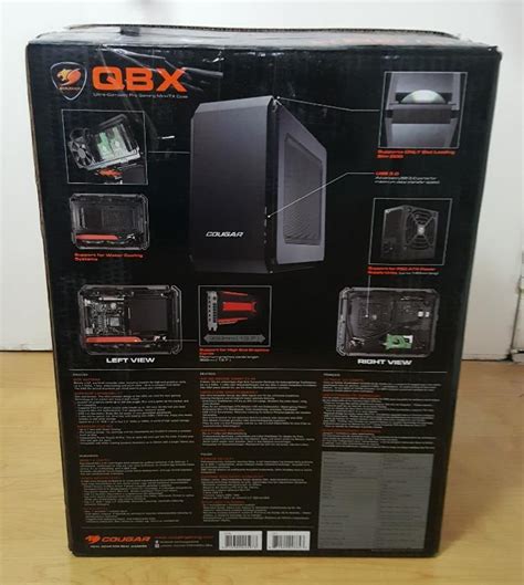 PC Casing Cougar QBX ITX Size Computers Tech Parts Accessories Other Accessories On