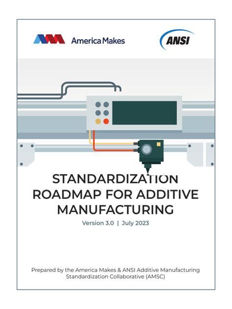 Amsc Roadmap July 2023 Pdf Nondestructive Testing 3 D Printing