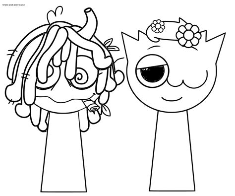 Ausmalbilder Sprunki Zum Ausdrucken Kostenlos