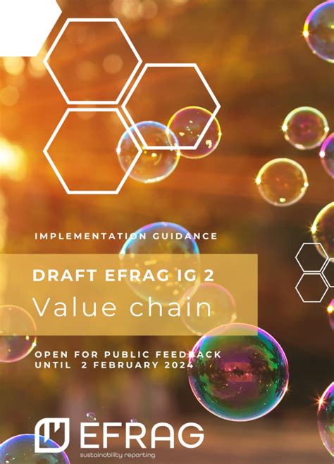 draft efrag implementation guide 2 on the european sustainability reporting standards value