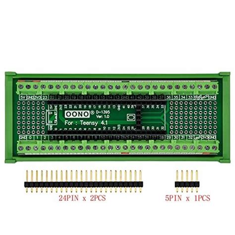 din rail mount pinout breakout terminal block module for arduino⚛️