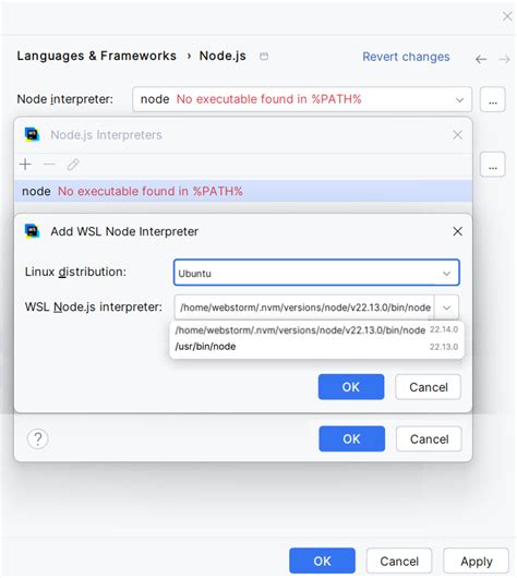 Nodejs Webstorm 文档