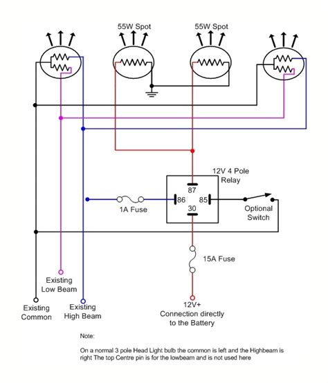 4 Pole Relay Wiring Diagram Collection