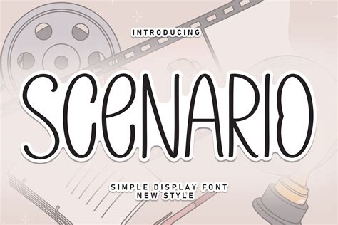 Scenario Font By William Jhordy · Creative Fabrica