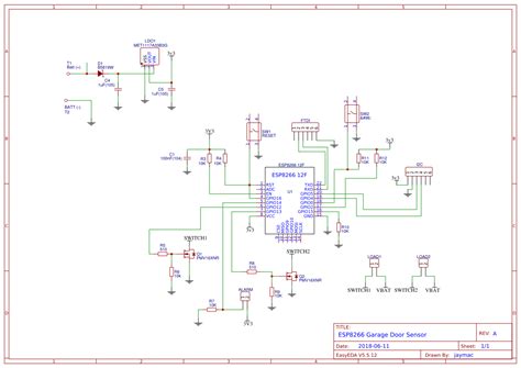 Esp8266 Garage Door Sensor Platform For Creating And Sharing Projects