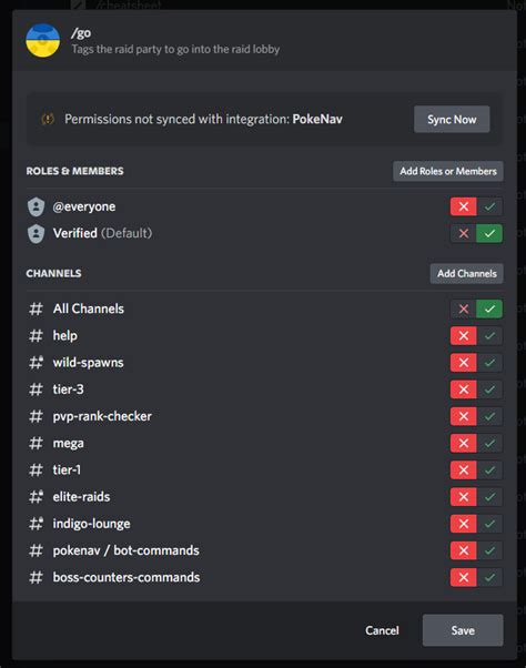 Set Command Permissions By Category · Discord Discord Api Docs