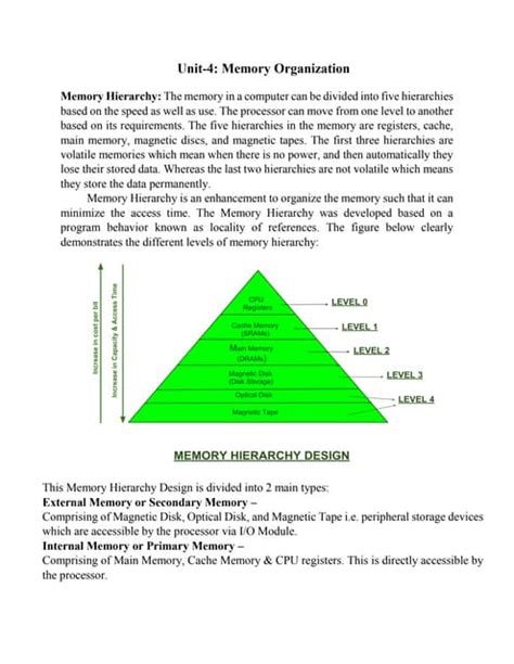 Memory Organization In Computer Architecture Pptx Computing Technology And Computing