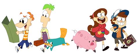 Pin By Aldo Vega On Gravity Falls Crossovers Phineas And Ferb