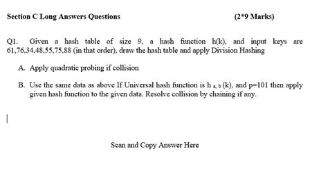 Solved Section C Long Answers Questions 29 Marks Q1