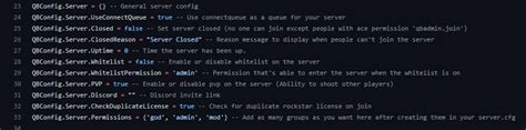 setting permissions qbcore documentation