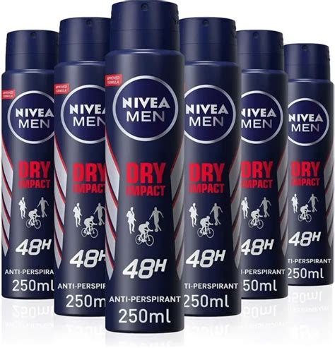 Nivea Men Anti Perspirant Deodorant Spray Dry Impact 48 Hours Deo