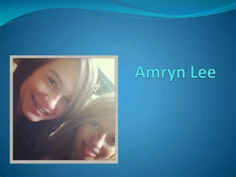 Ppt Amryn Lee Powerpoint Presentation Free Download Id 2579198